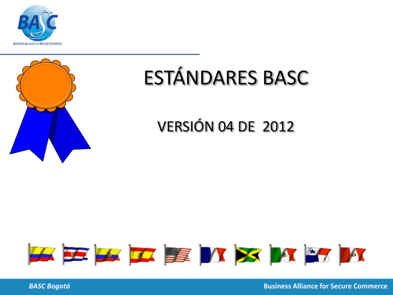 ESTÁNDARES BASC VERSIÓN 04 DE 2012