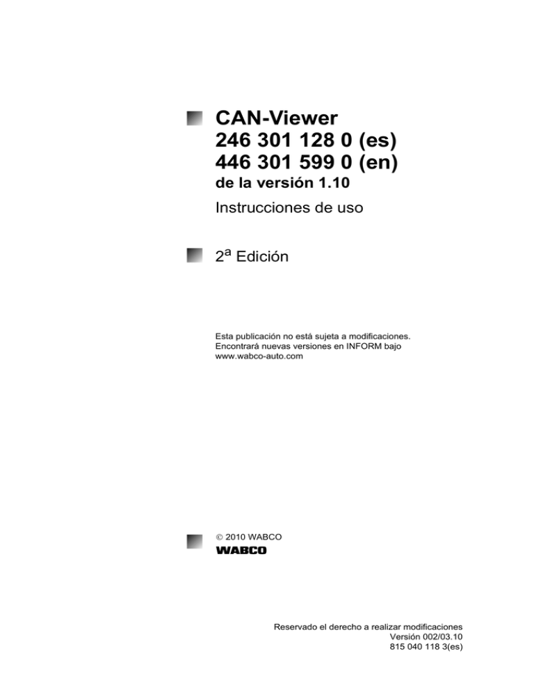 CAN Viewer - inform.wabco