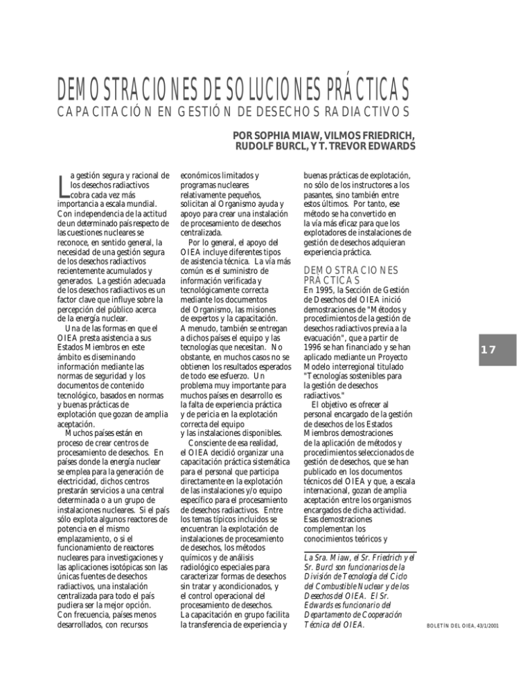 DEMOSTRACIONES DE SOLUCIONES PRÁCTICAS