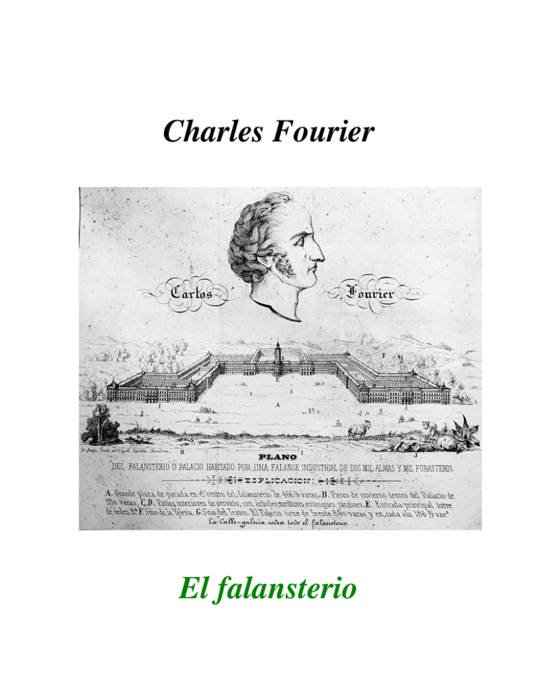 Charles Fourier El falansterio