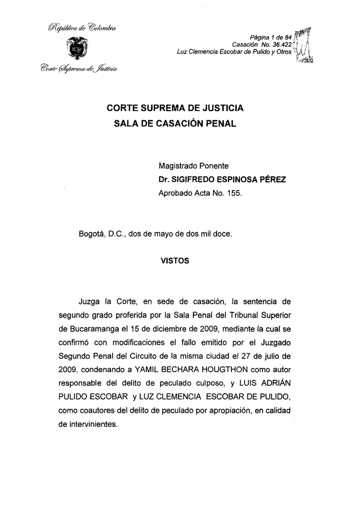 Documento Procuraduría General De La Nación