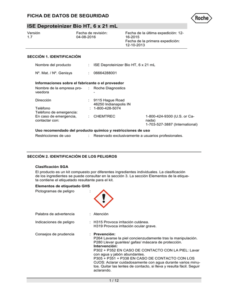 ISE Deproteinizer Bio HT, 6 x 21 mL