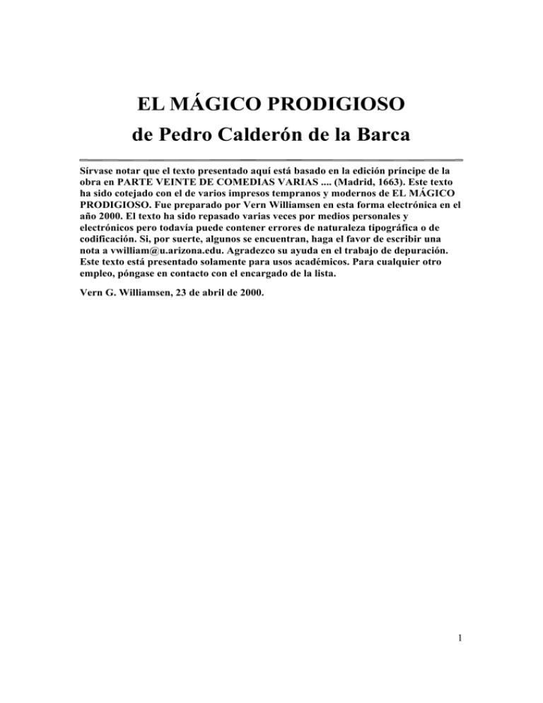 El magico prodigioso