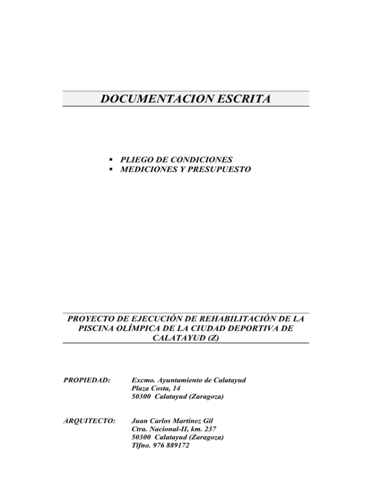 documentacion escrita