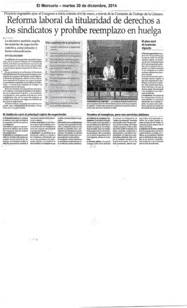 Reforma laboral da titularidad de derechos a d los sin sindicatos y
