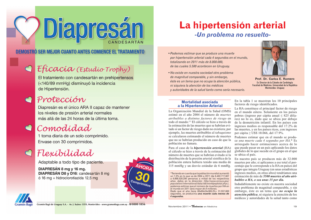 La hipertensión arterial