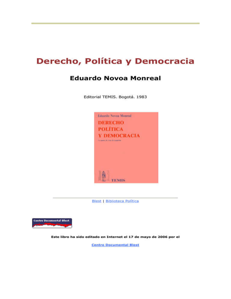 Derecho, Política y Democracia