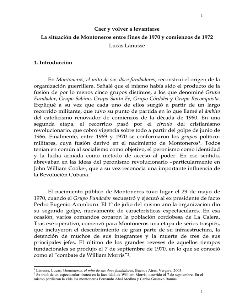 Lucas Lanusse: Caer y volver a levantarse