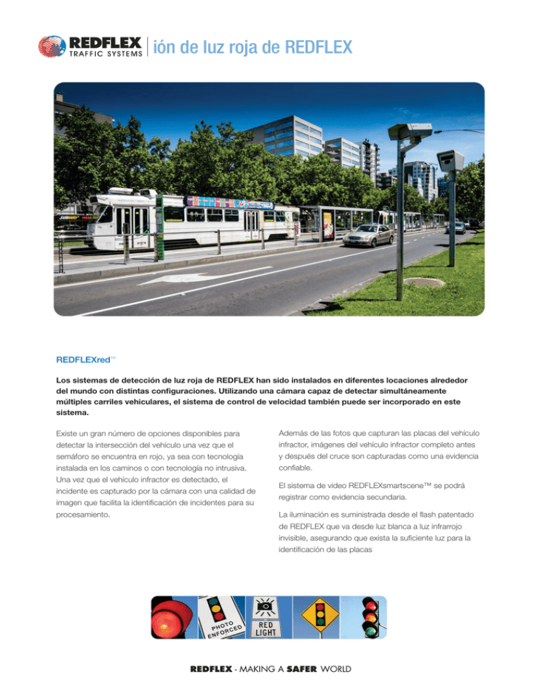 ión de luz roja de REDFLEX