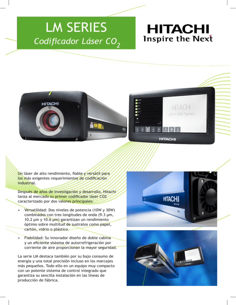 Codificadora Láser Serie LM