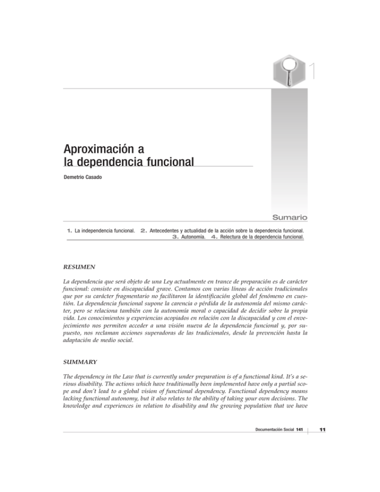 02 APROXIMACIÓN A LA DEPENDENCIA FUNCIONAL