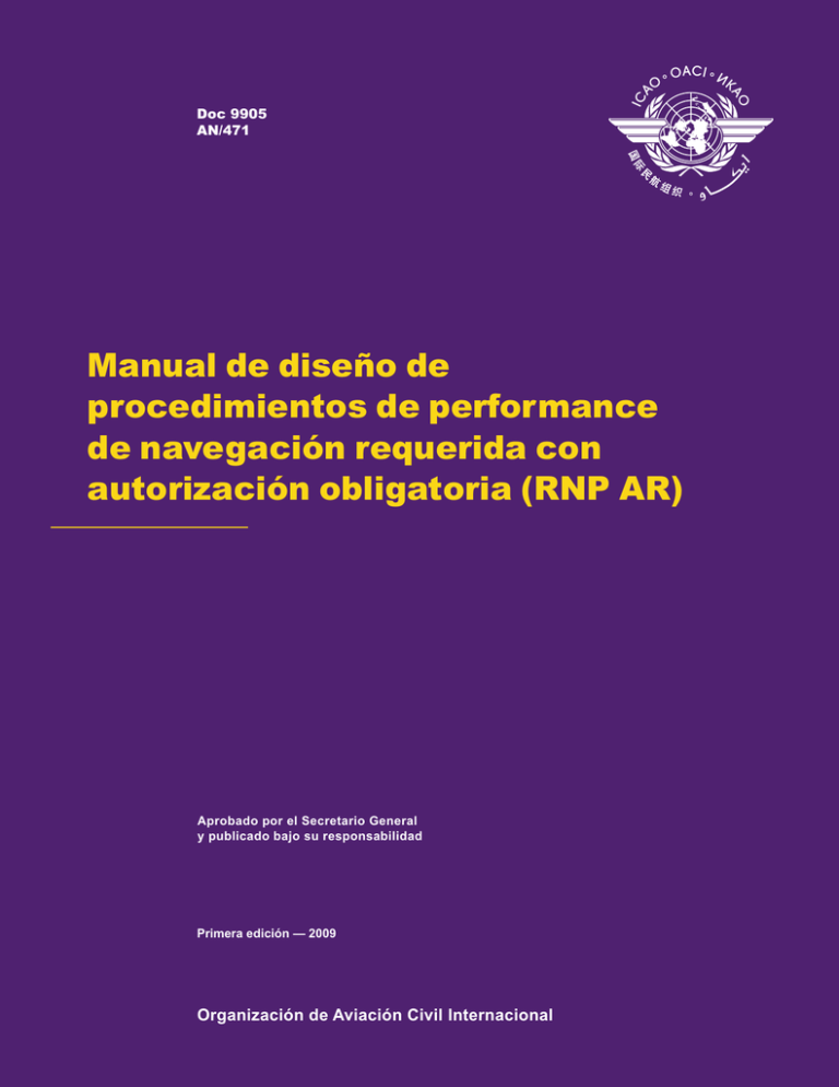 Manual de diseño de procedimientos de performance de