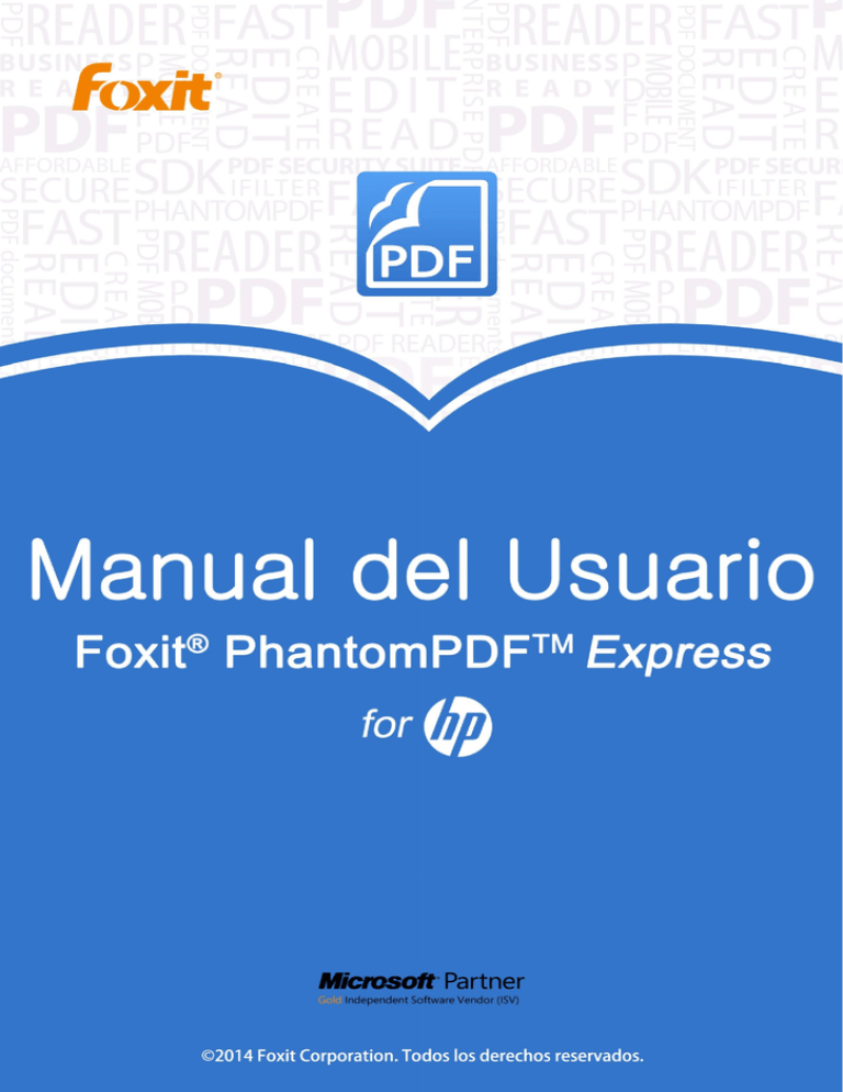 Foxit PhantomPDF Express for HP_Manual del