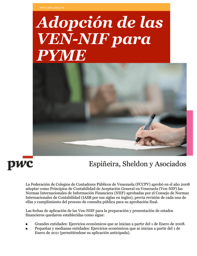 Adopción VEN-NIF PYME: Diferencias Contables en Venezuela