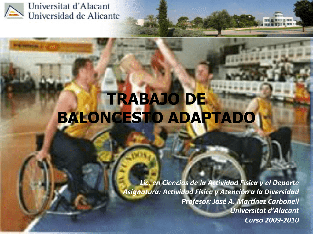 Baloncesto adaptado