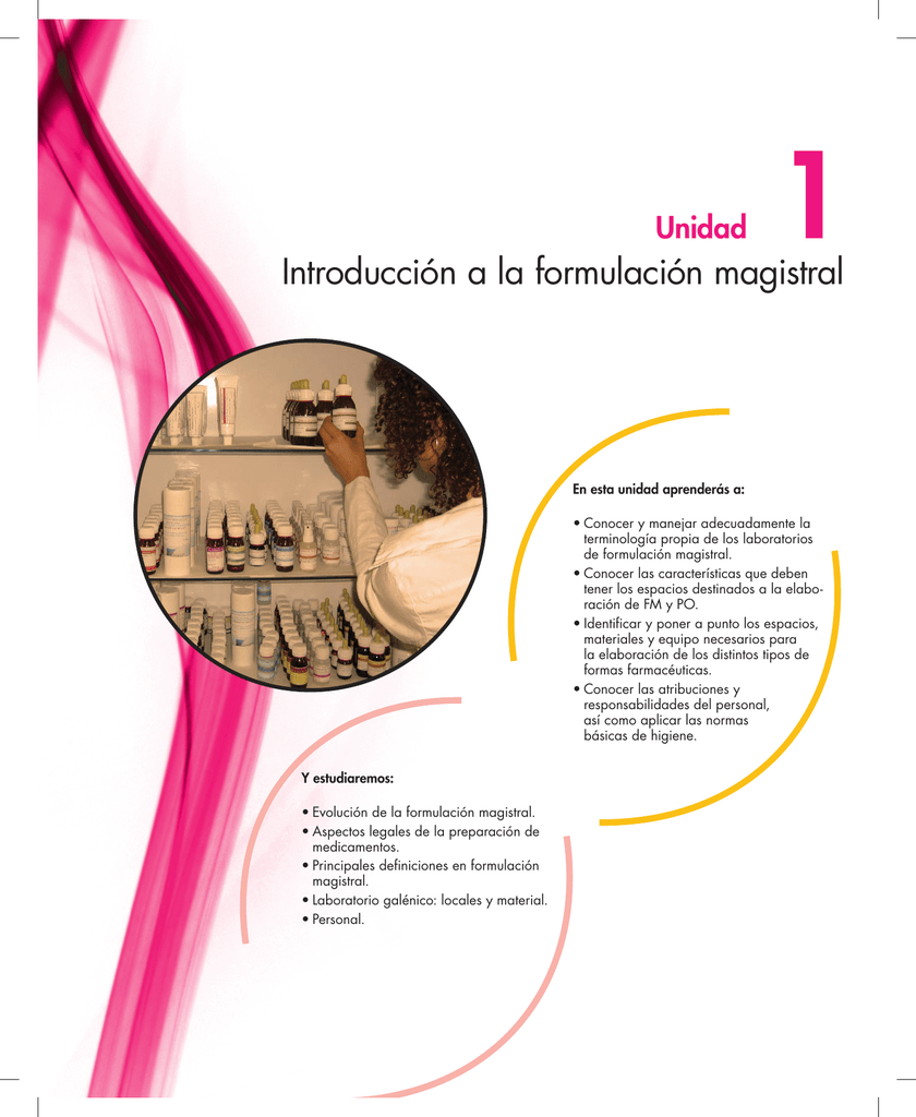 Introducción a la formulación magistral