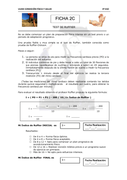 Test de Ruffier-Dickson