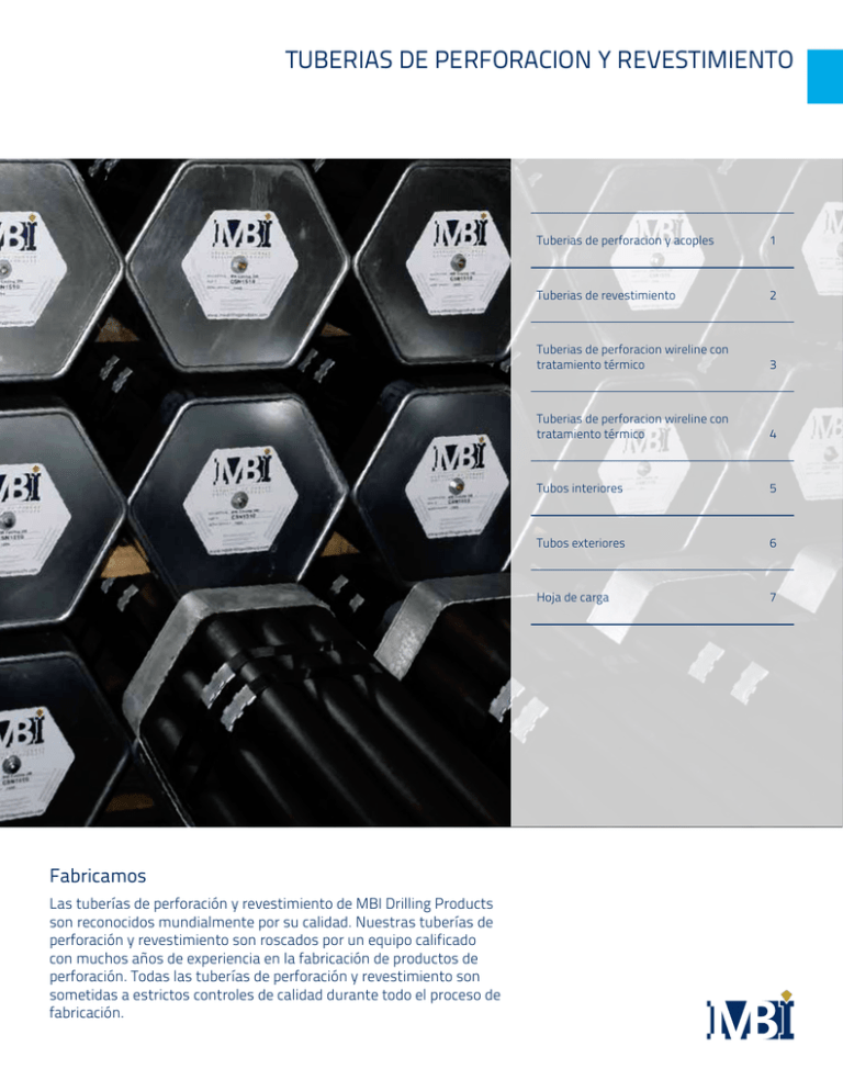 TUBERIAS DE PERFORACION Y REVESTIMIENTO