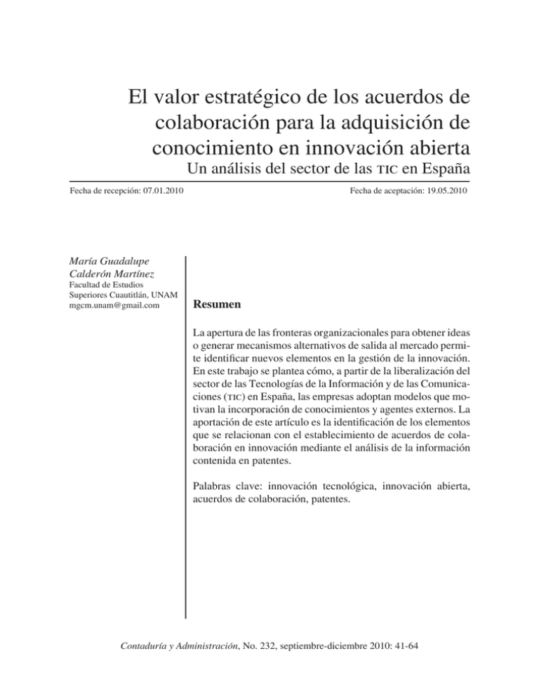 El valor estratégico de los acuerdos de colaboración para la
