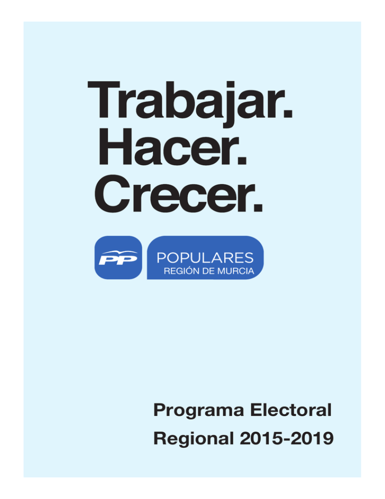 Programa Electoral Regional 2015-2019
