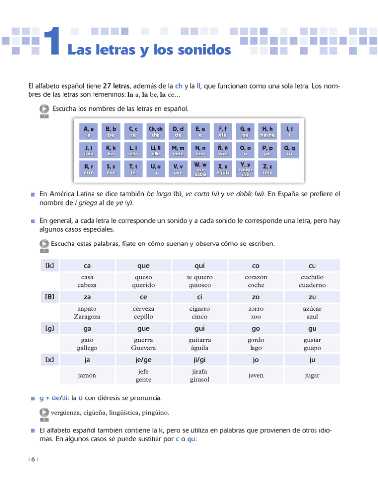 1Las letras y los sonidos
