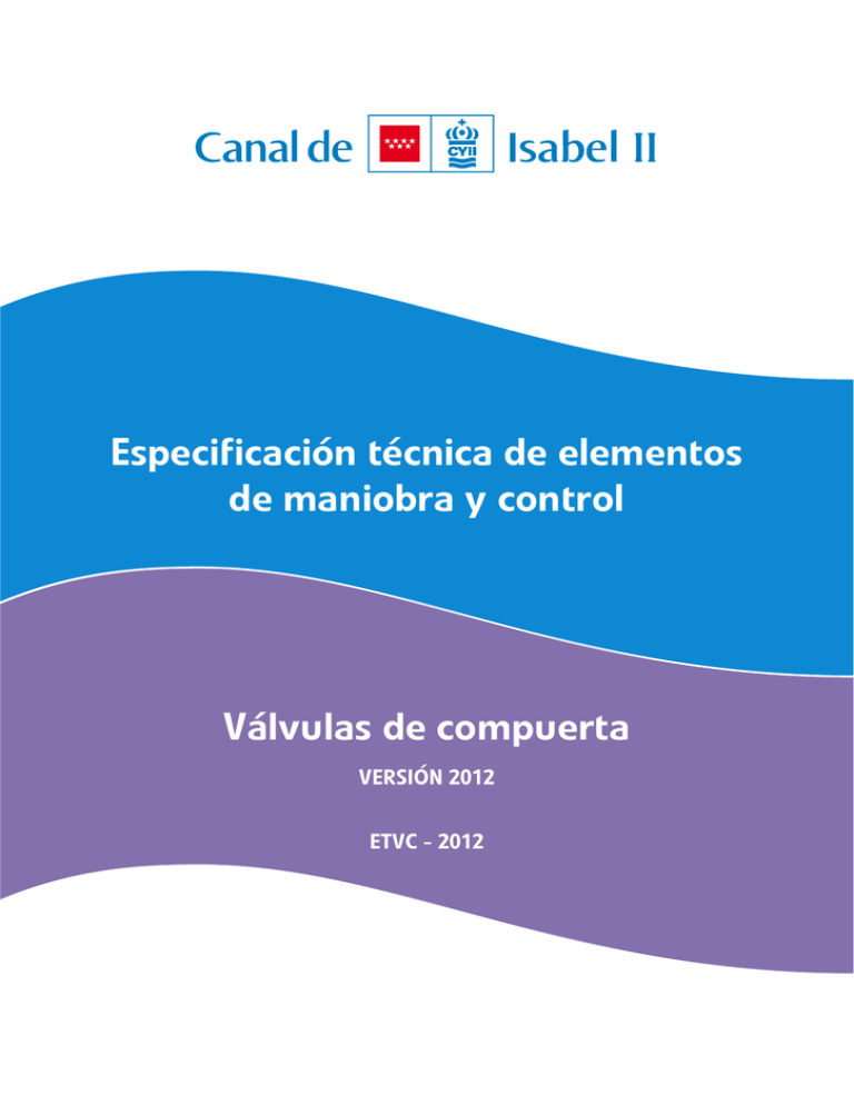 Válvulas de compuerta – normativa