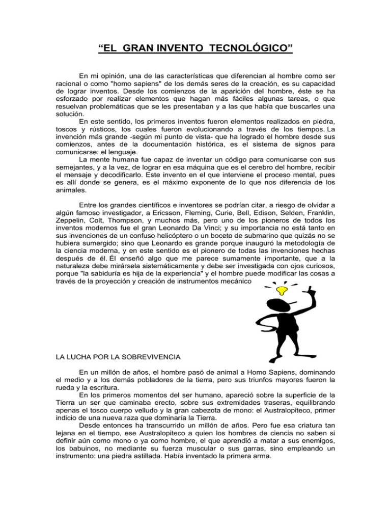 el gran invento tecnológico - Universidad Autónoma de Madrid
