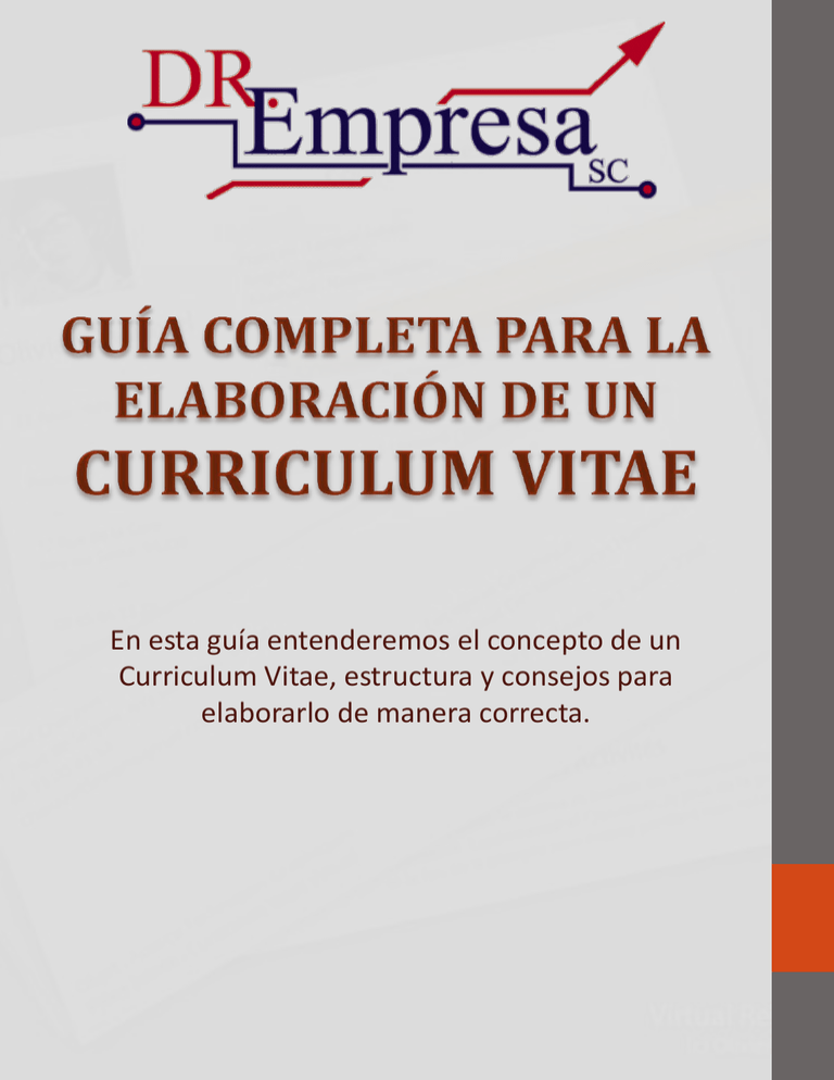 Qué es un Curriculum Vitae?