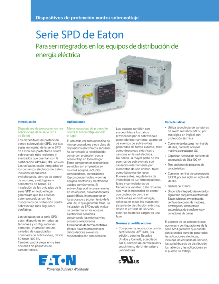 Serie SPD de Eaton