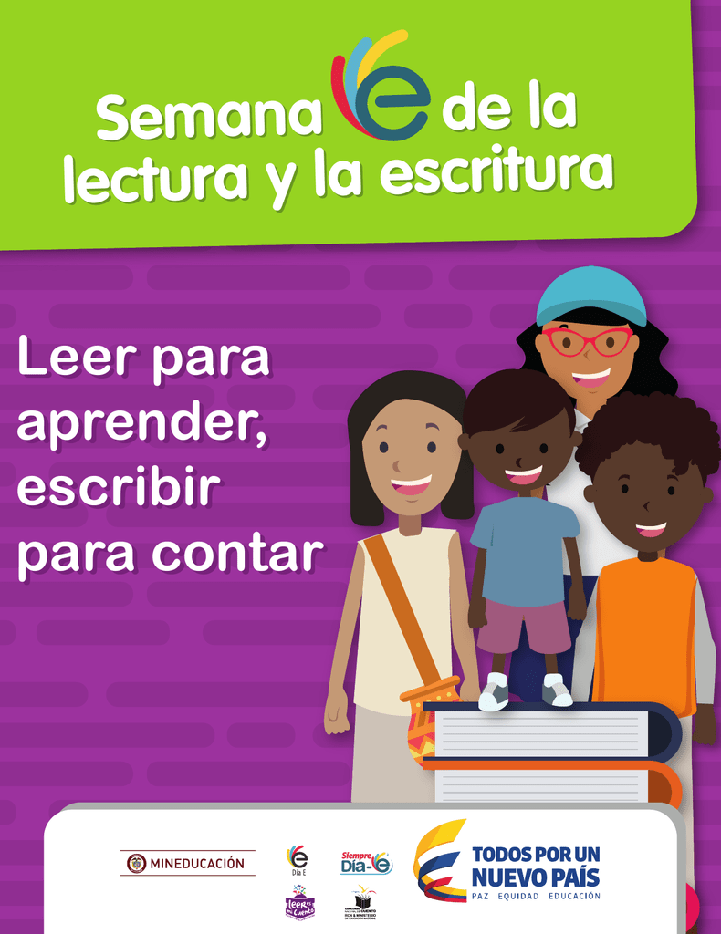 Semana de la lectura y la escritura Semana de la lectura y la escritura