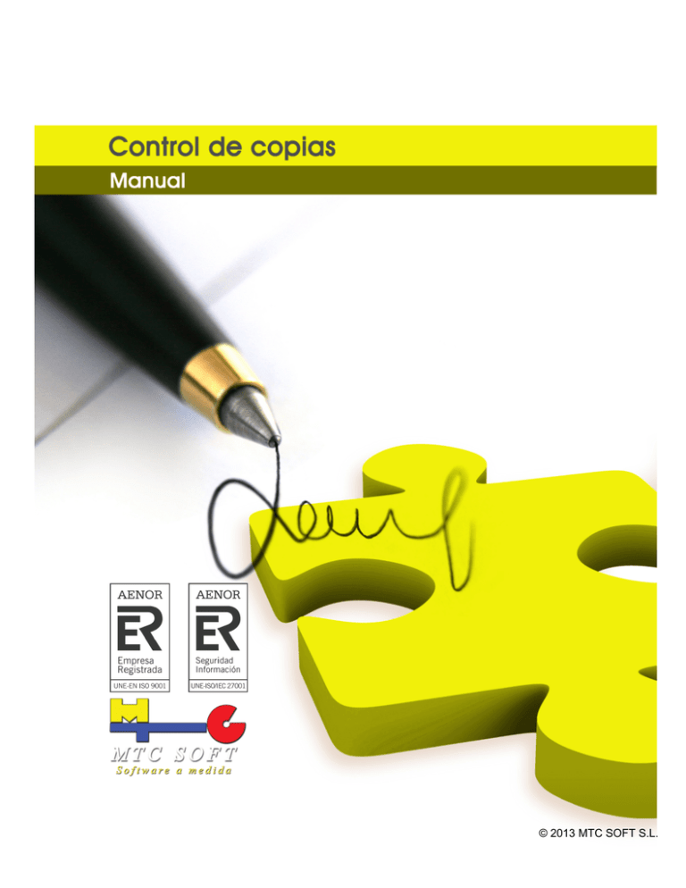 Manual de control de copias