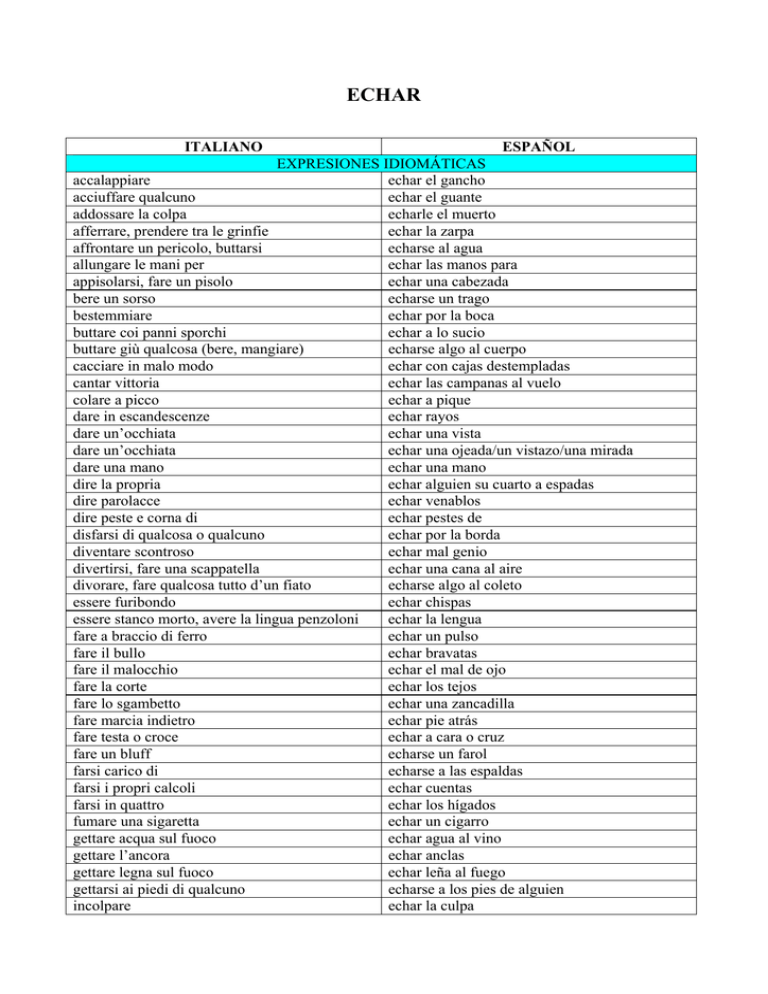 echar