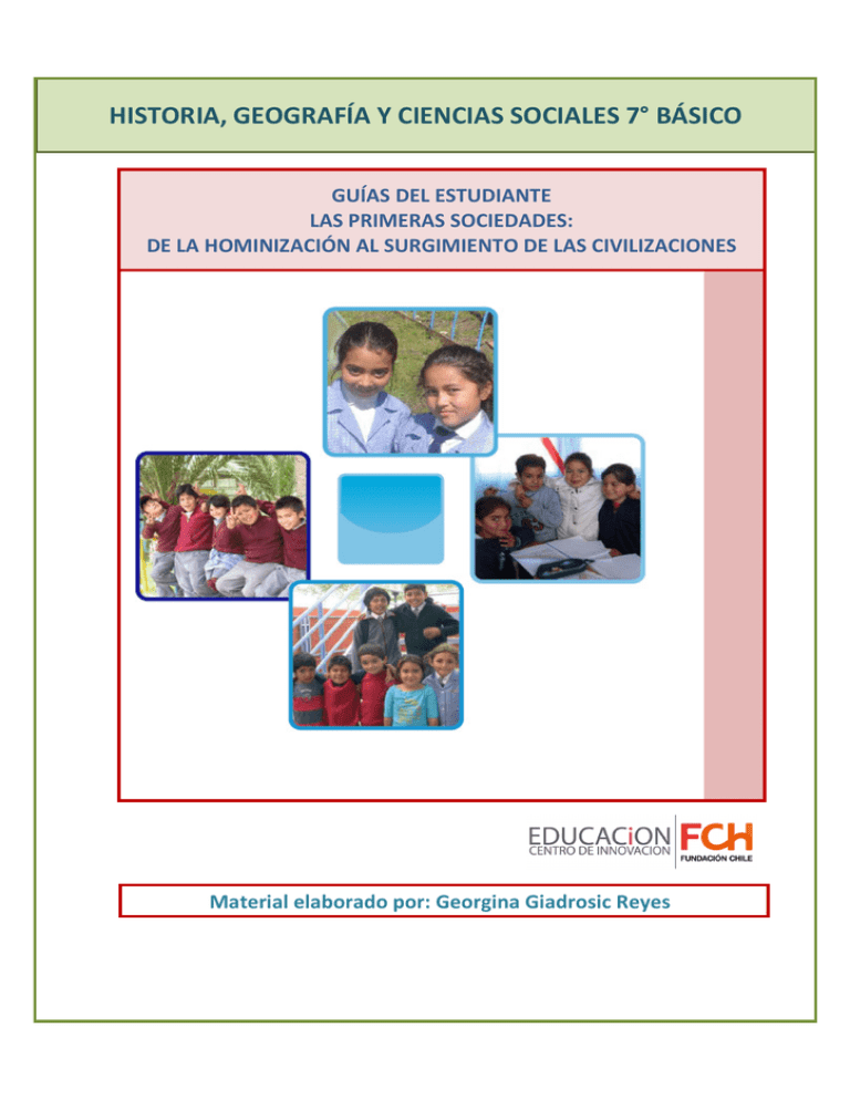 historia, geografía y ciencias sociales 7° básico