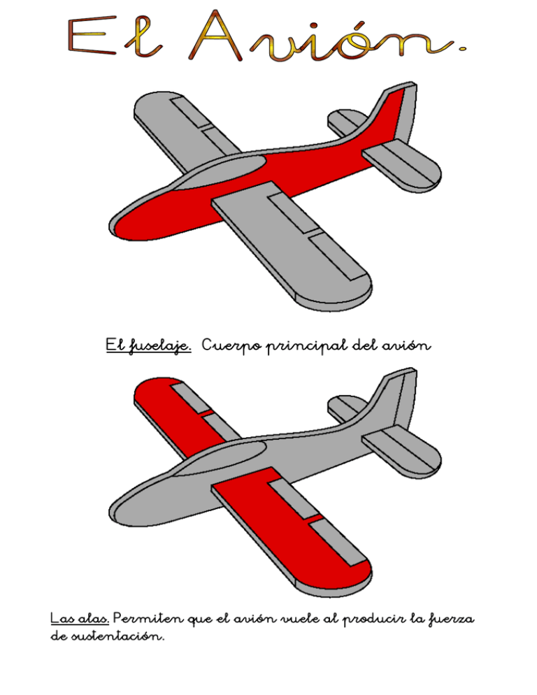 El fuselaje. Cuerpo principal del avión