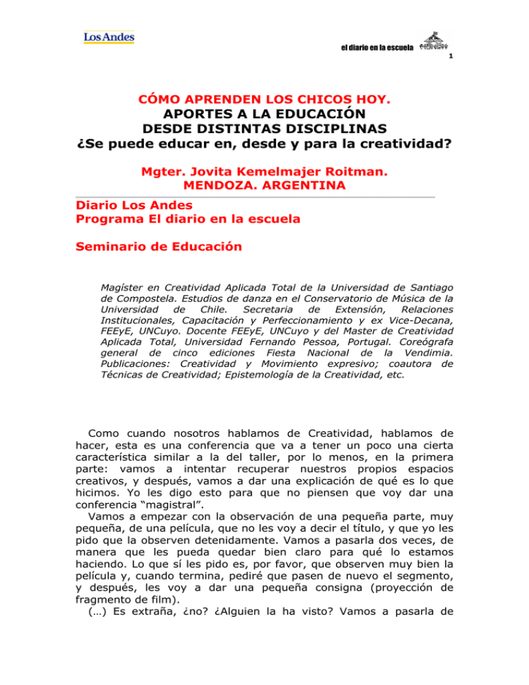 Como Aprenden los Niños Hoy