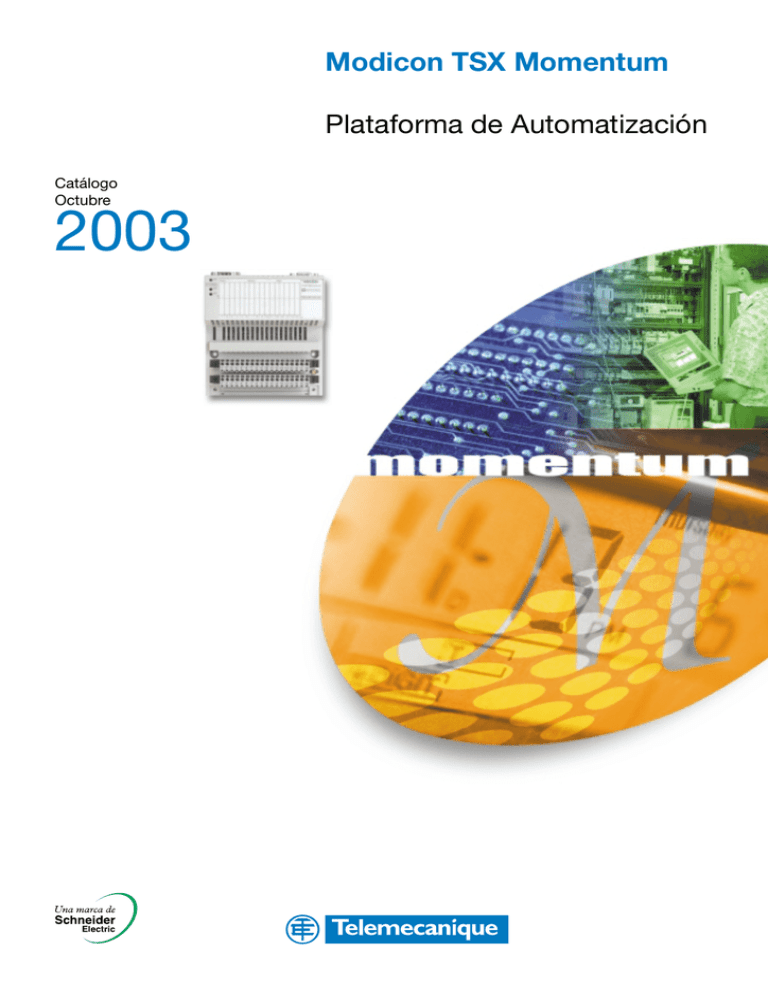 Modicon TSX Momentum Plataforma de Automatización