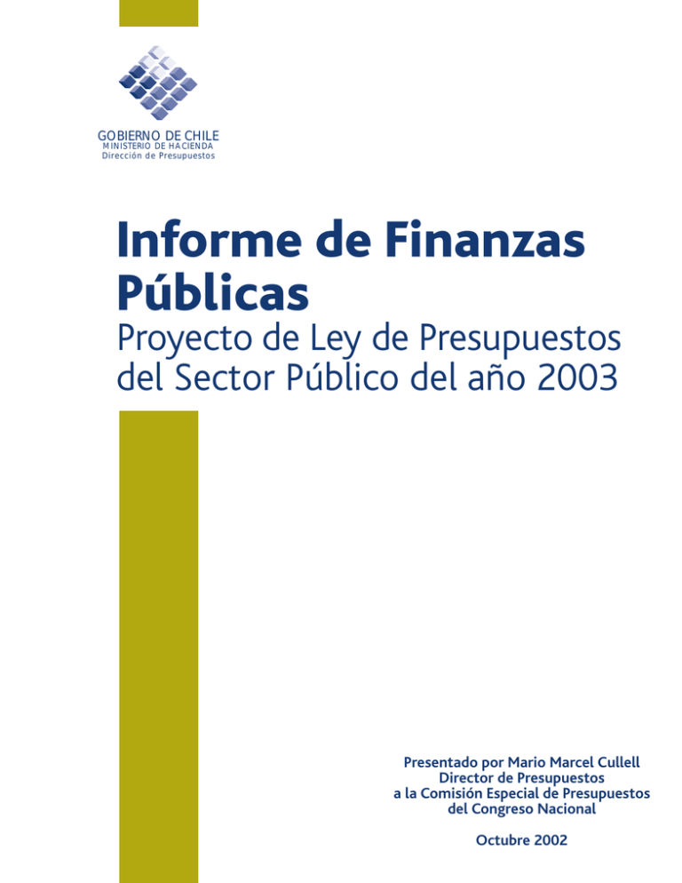 Informe de Finanzas Públicas