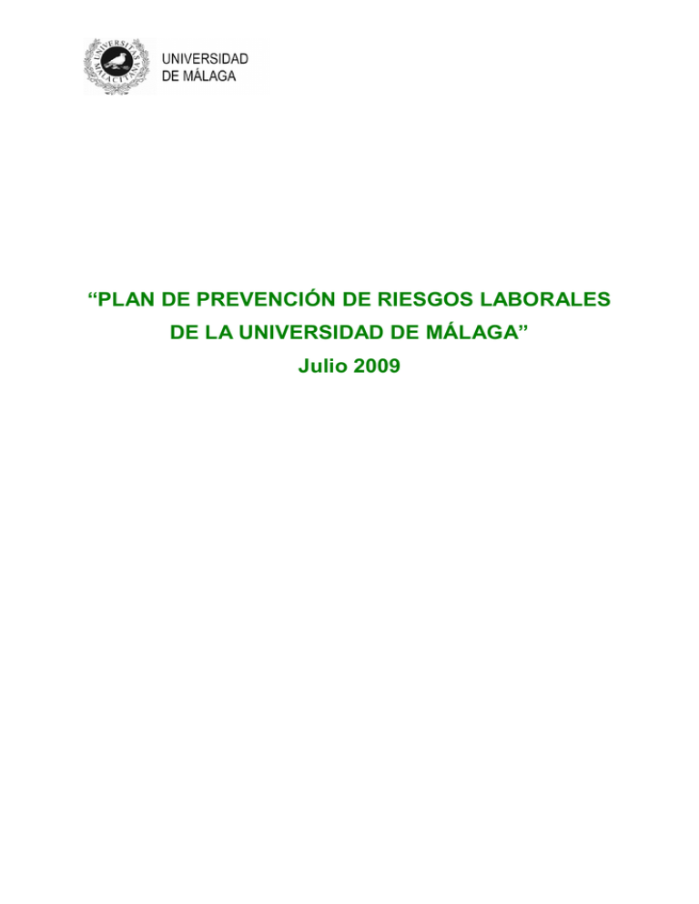 Plan de Prevención de Riesgos Laborales