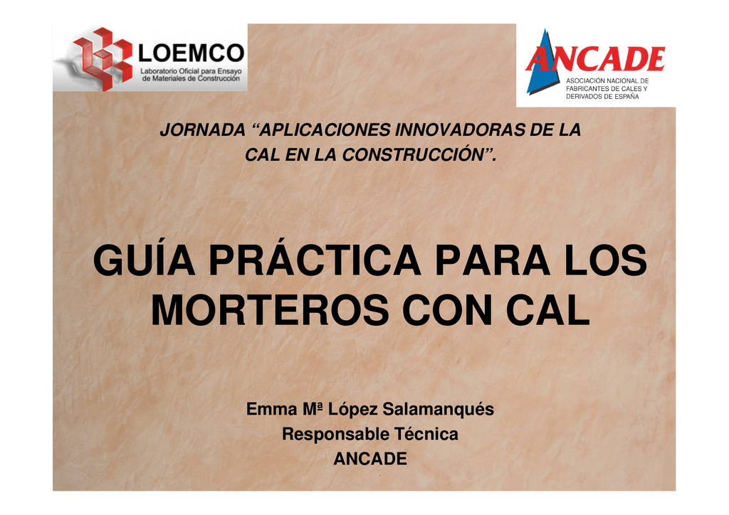 Mortero de cal