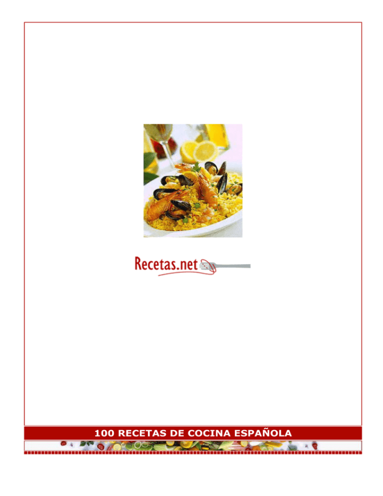 100 recetas de cocina española