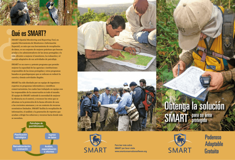 Obtenga la solución - SMART Conservation Software