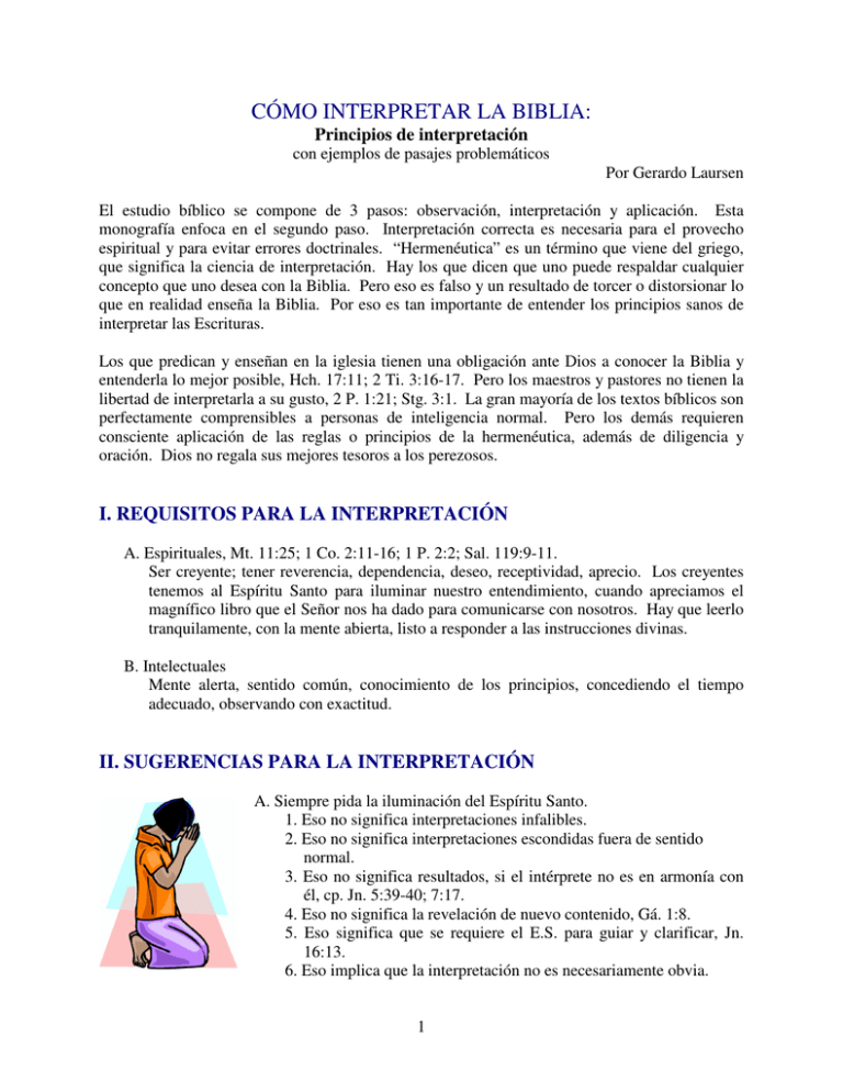 cómo interpretar la biblia