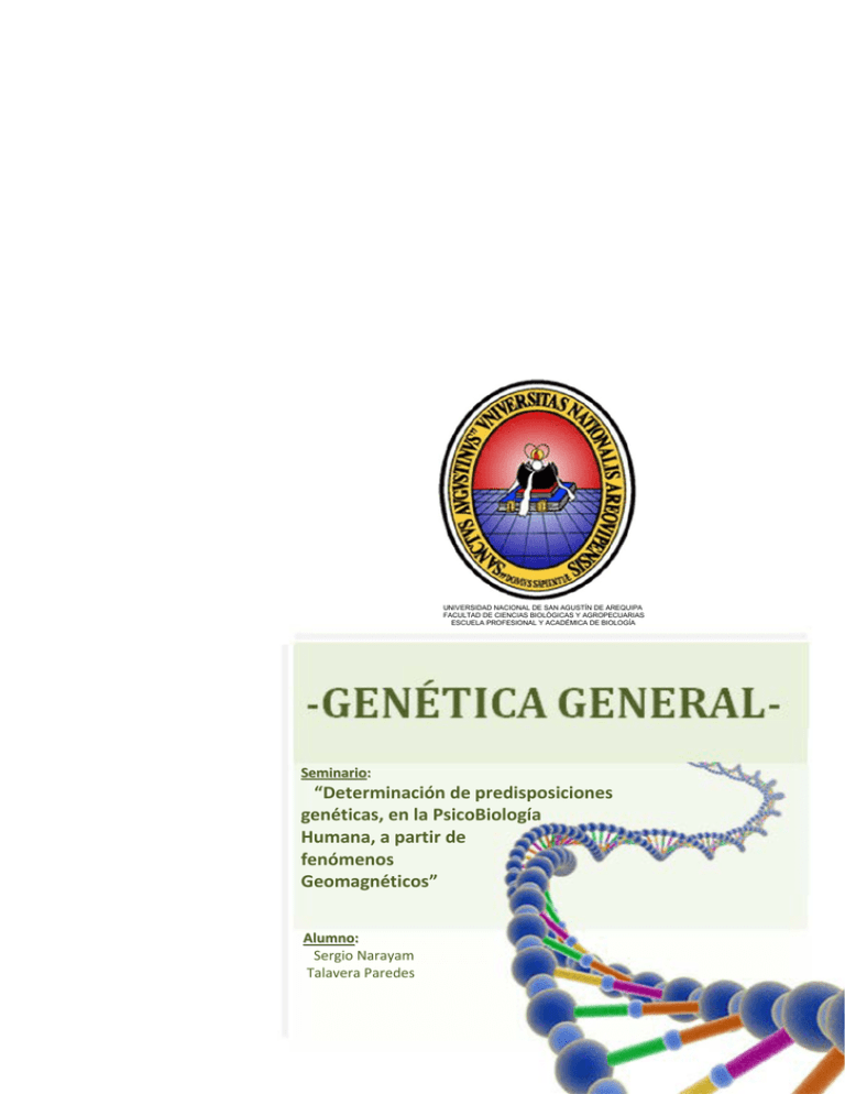 "Determinación de predisposiciones cosmo