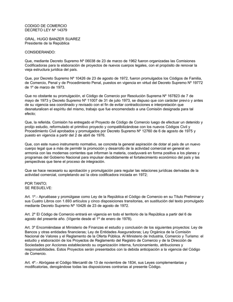 Código de Comercio