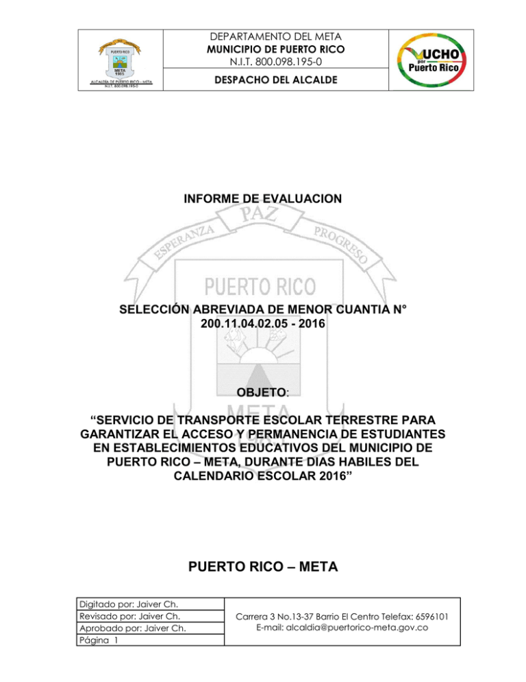 PUERTO RICO – META