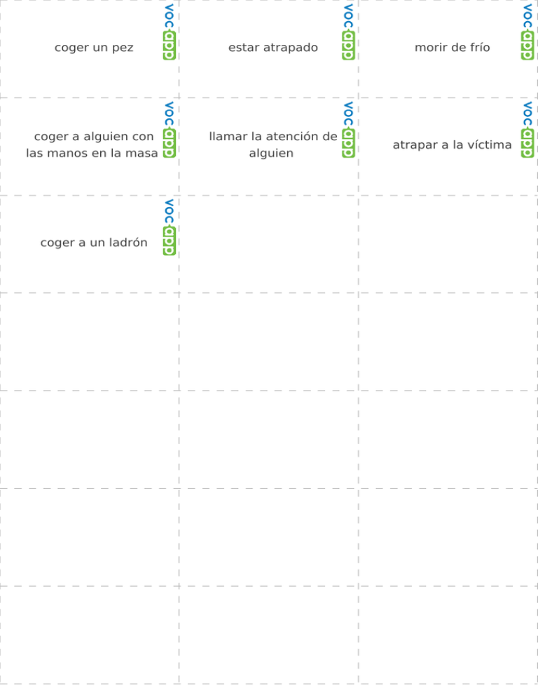 Colocaciones con el verbo "to catch"