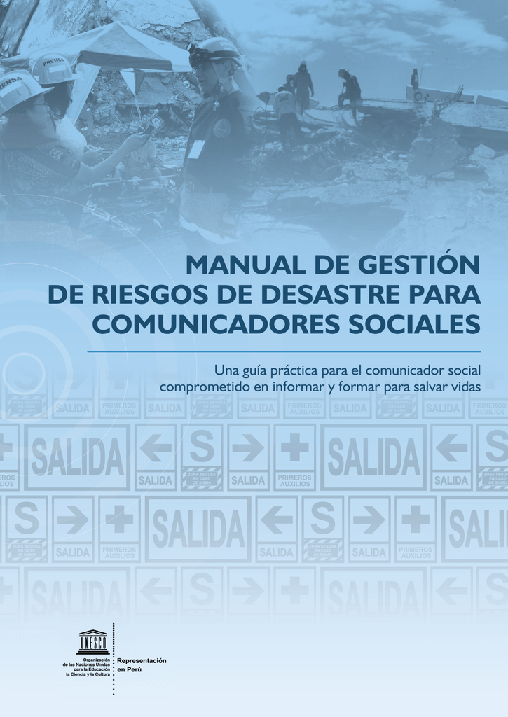 Manual de gestión de riesgos de desastre para - unesdoc