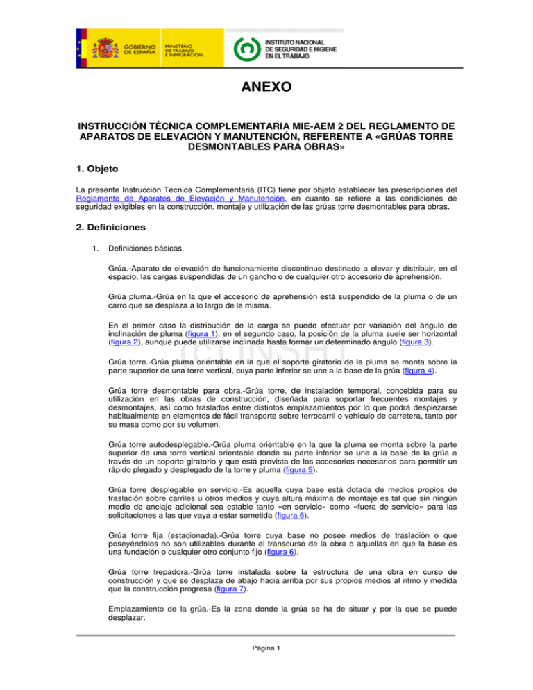 INSTRUCCIÓN TÉCNICA COMPLEMENTARIA MIE