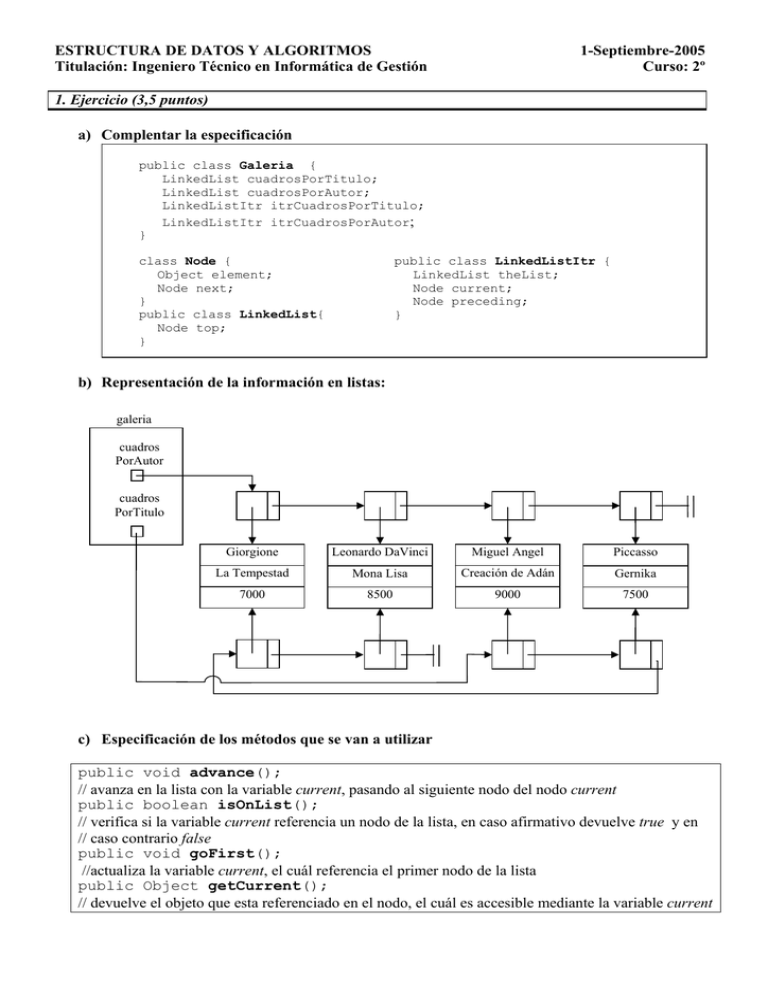 ESTRUCTURA DE DATOS Y ALGORITMOS 1-Septiembre