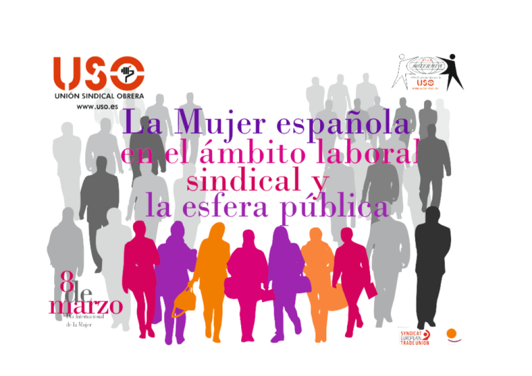 La mujer española en el ámbito laboral, sindical y la esfera